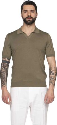 Mauro Ottaviani Homme, Pulls, Vert, Taille: XL Polo Chemises