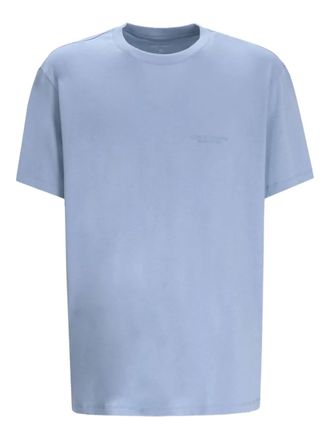 A|X Armani Exchange t-shirt à broderies - Bleu
