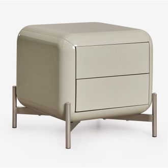 Sklum Sklum - Packung mit 2 Nachttischen 45x45 cm aus Alazne mdf Gr&uuml;nes Lauerl