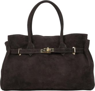 Estro & Luminara Femme, Sacs, Brun, Taille: ONE Size Grand sac &agrave; bandouli&egrave;re