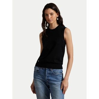 Polo Ralph Lauren Top 211972111001 Schwarz Straight Fit