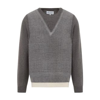 Maison Margiela Fused Knit Pullover - - Knitwear - Herren - Braun - M
