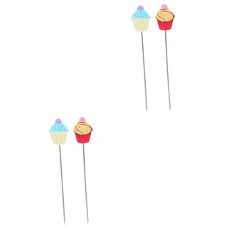 TOPBATHY 2 Sätze Sondenstab Backwerkzeug Kuchenprobe Gebäck Testen Nadel Cookie-Scribe-Tool Kuchen Teststab Kuchen Test Versorgung Kuchentester Aus Edelstahl R