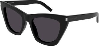 Saint Laurent SL 214 Kate Sonnenbrille - - Accessories - Damen - Schwarzk - 55 MM