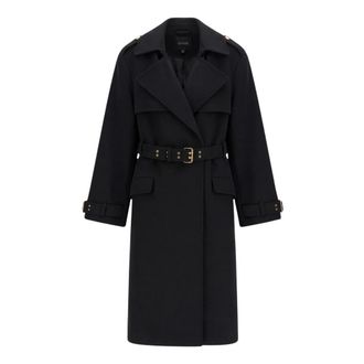 Guess Eve Melton Trench - - Coats - Damen - Schwarzk - L