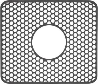 Generic Tapis d&eacute;vier creux antid&eacute;rapant en silicone avec motif nid dabeille, tapis de protection pour lave-vaisselle, 34,5 x 29,9 cm, noir (C)