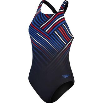 Speedo Damen Badeanzug DIGI PLMT MDLT AF BLACK/BLUE