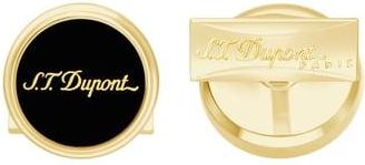 S.T. Dupont Boutons de manchette laqu&eacute;s &agrave; logo