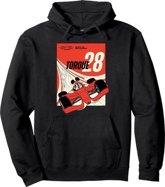 Disney Racing Mickey Mouse Torque 28 Turbo Troop Race Car Pullover Hoodie