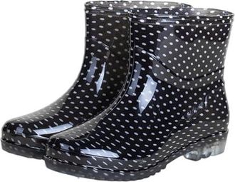 Generic Chaussures caoutchouc pour femme Bottes pluie imperm&eacute;ables antid&eacute;rapantes enfiler s&eacute;curit&eacute; de qualit&eacute; Compris la Semelle int&eacute;rieure Flexibilit&eacute; barefo