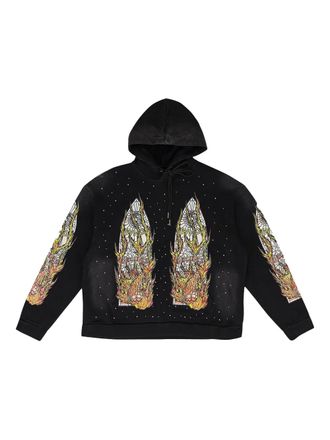Who Decides War by Ev Bravado hoodie &agrave; manches longues - Noir