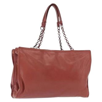 Bottega Veneta Sac bandouli&egrave;re vintage Pre-owned - Femme - Pre-owned - Rouge - Taille: ONE Size
