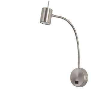 Forlight Forlight Lumière De Lecture Bas Gu10 8W Nickel Satiné