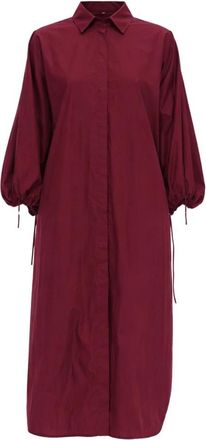 Meimeij Femme, Robes, Rouge, Taille: 40 FR Robe Chemise Oversize