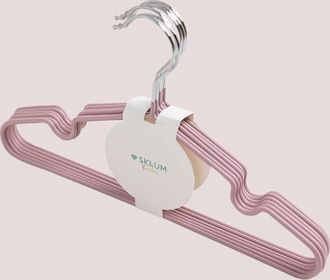 Sklum Set mit sechs Kinderkleiderbügeln Anttal Pink
