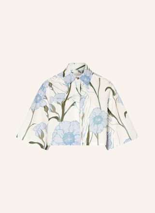 Ted Baker Cropped-Bluse Bara Mit Leinen Und 3/4-Arm weiss