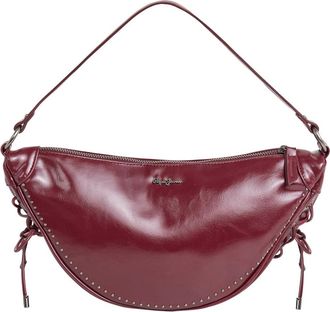 Pepe Jeans London Damen Hannah Lace Tasche, Rot (Burgunderrot)