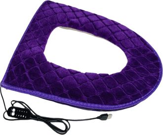 Generic USB Toilettensitzkissen - 5-Stufig Einstellbare Wärmeunterlage | Toilettensitzauflage Mit Zeitschaltuhr,Stecker-Design für die Nutzung im Winter und M