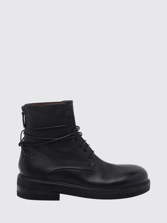 Mars&egrave;ll Bottes de combat Parrucca en cuir de veau su&eacute;d&eacute; avec zip arri&egrave;re
