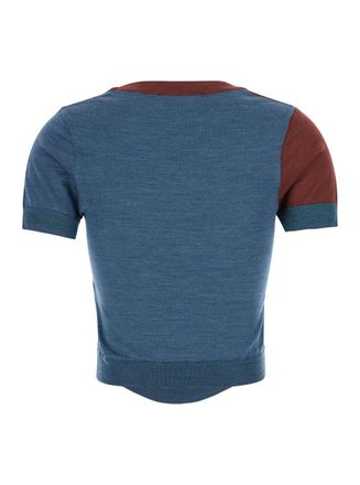 Vivienne Westwood Argyle Wool Sweater - Blue
