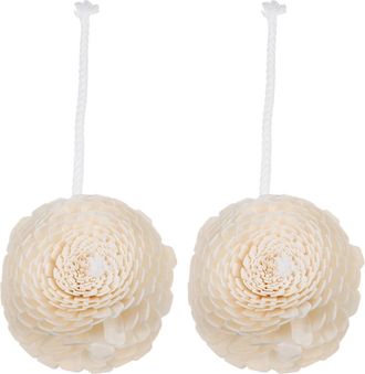 BESPORTBLE JECOMPRIS 2 St&uuml;ck Duftdiffusor Flaschen mit Austauschbaren Kunstbl&uuml;tenk&ouml;pfen Biegsamem Baumwollseil Kleiner Aromatherapie Diffusor f&uuml;r Wohnzimmer Auto