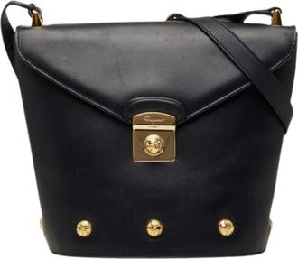 Ferragamo Sac bandouli&egrave;re Pre-owned - Femme - Pre-owned - Noir - Taille: ONE Size