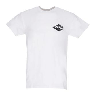 Thrasher Homme, Tops, Blanc, Taille: XL T-shirt Blanc Hurricane Manches Courtes