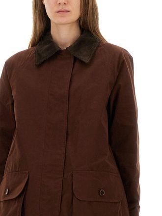 Aspesi Cotton Blend Canvas Trench Coat - Brown