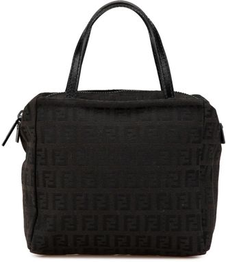 Fendi Crossbody Bags - Mini Zucchino Canvas Handbag - Gr. unisize - in Schwarz - f&uuml;r Damen