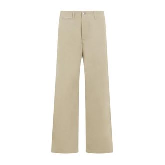 Burberry Hunter Cotton Hosen - - Trousers - Herren - Gr&uuml;n - S