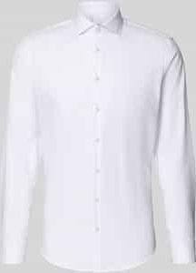 Jake*s Slim Fit Businesshemd aus Twill