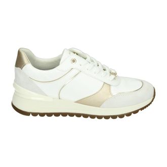 Geox Sportliche Damenschuhe Wei&szlig;es Muster - - Shoes - Damen - Beige - 39 EU