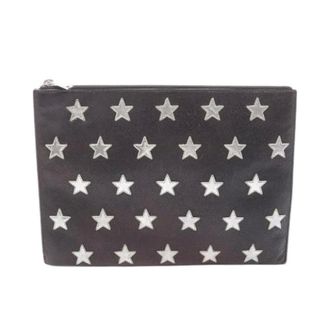 Saint Laurent Sac pochette Paris Pre-owned en cuir - Femme - Pre-owned - Noir - Taille: ONE Size