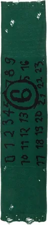 Maison Margiela Cotton Scarf - Green