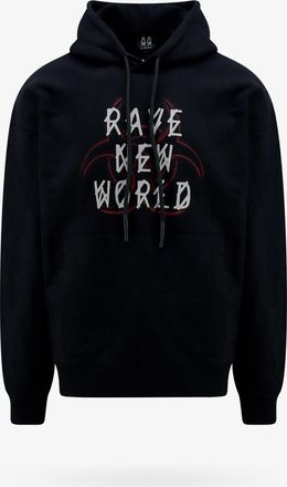 44 Label Group Cotton sweatshirt with frontal and back logo print - 44 LABEL GROUP - gender_Man