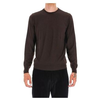 Drumohr Feinstrickpullover aus extrafeiner Wolle - - Sweatshirts & Hoodies - Herren - Braun - M