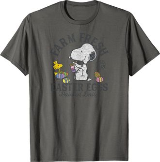 Peanuts Snoopy and Woodstock - Bauernhoffrische Ostereier T-Shirt