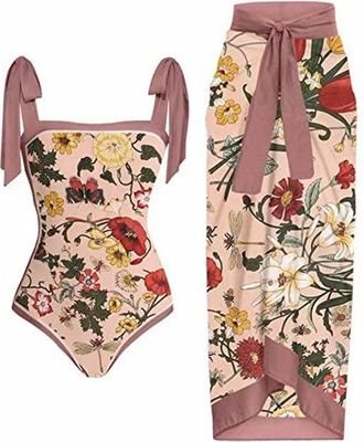 Generic Maillot de Bain Femme Deux Pi&egrave;ces Mod&egrave;le Conservateur R&eacute;versible pour Plage et Piscine (M)