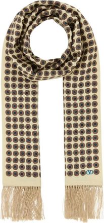 Valentino Garavani Homme, Accessoires, Multicolore, Taille: ONE Size Chamber Silk Bandeau Scarf