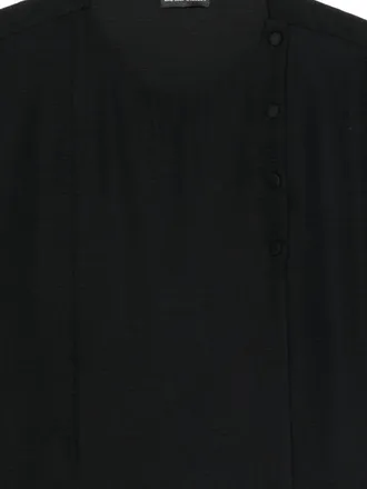 Emporio Armani Wool Blend Blouse - Black
