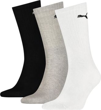 Puma Lot de 3 paires de chaussettes de sport basses l&eacute;g&egrave;res et unisexes PUMA, V&ecirc;tements, Blanc, 35-38