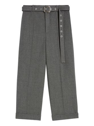 Jil Sander pantalon en laine - Gris