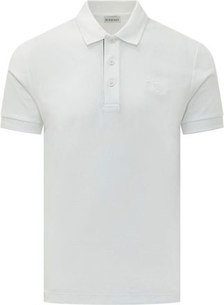 Burberry Homme, Tops, Blanc, Taille: S Eddie EKD Polo