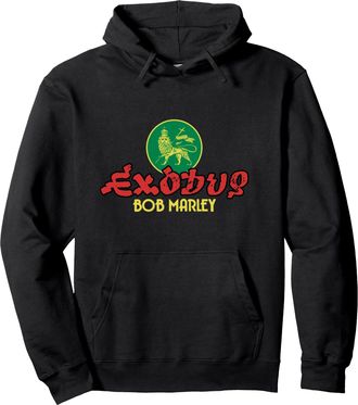 Bob Marley Exodus L&ouml;we, Schwarz Pullover Hoodie