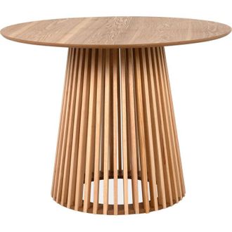 M&S Collection Table ronde AUCUNE Garle 81A 100 x 100 x 75 cm Bois naturel 4 places