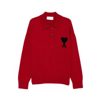 Ami Ami de Coeur Pullover - - Tops - Herren - Rot - L