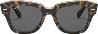Ray-Ban unisex, Accessoires, Brun, Taille: 52 MM RB 2186 Statestreet