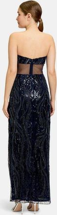 Vera Mont Abendkleid Damen mit Pailletten Cut-Outs