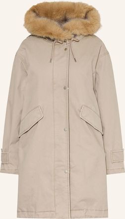 Marc O'Polo Marc Opolo Mantel Mit Abnehmbarem Kunstfell beige