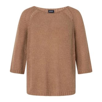 Joop Femme, Pulls, Brun, Taille: 38 FR Maille ras du cou